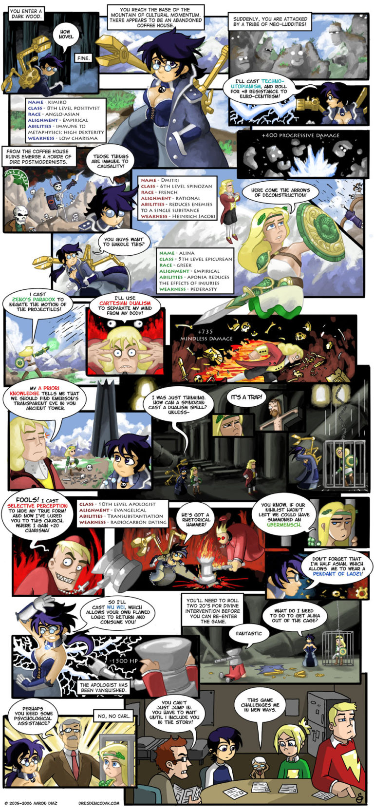 Dungeons And Discourse - Dresden Codak