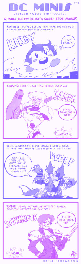 DC Minis #01 - Smash Mains - Dresden Codak